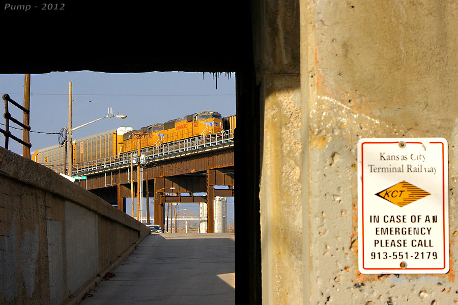 Eastbound UP Auto Train